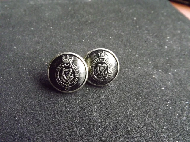 ORIGINAL ROYAL ULSTER Constabulary RUC PAIR of uniform buttons $28.46 ...