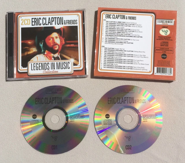 ERIC CLAPTON & Friends - Legends In Music Collection / Double Cd Album ...