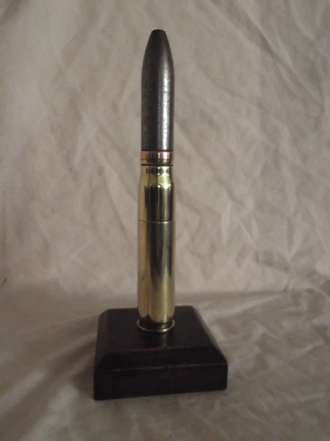 WW2 BRITISH 20MM cannon shell table lighter 1942 dated Poss Spitfire ...