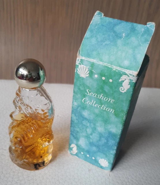 RARE MINIATURE PARFUM vintage AVON seashore collection "RIVAGE" edt ...