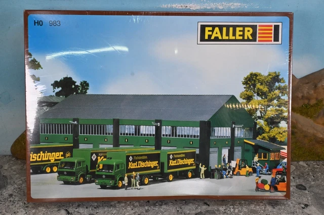 FALLER 983 H0 Fachspedition Karl Dischinger Bausatz OVP (I760) EUR 38 ...