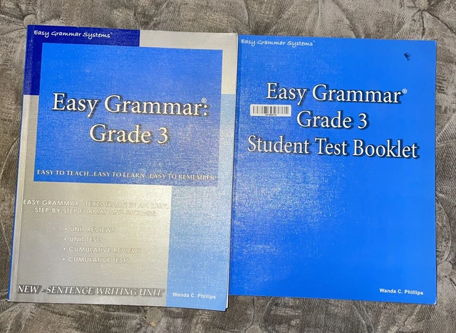 EASY GRAMMAR : Grade 3 teacher Edition/Student Test Booklet By Wanda C ...