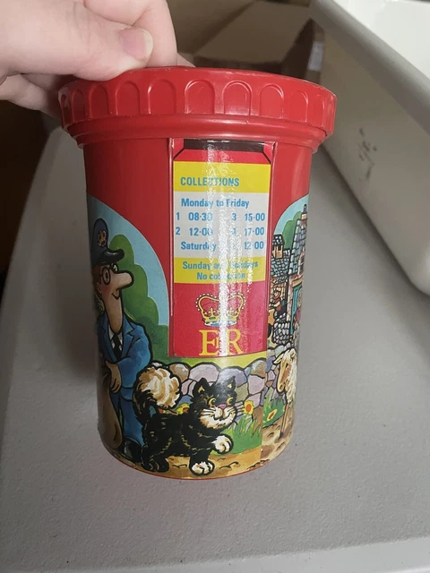 VINTAGE 1980’S MERIT safe play Postman Pat Post Box Shape Sorter by J&L ...