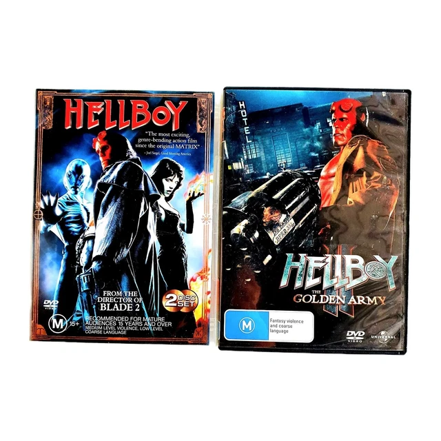 HELLBOY 1 & 2 | Golden Army DVD 2004 Scifi Thriller Gift Set, Ron ...