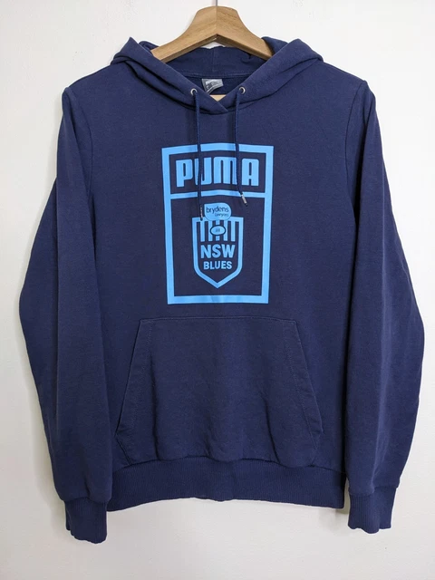 PUMA 2021 NSW Blues NRL State Of Origin Hooded Jumper Men Small Navy ...