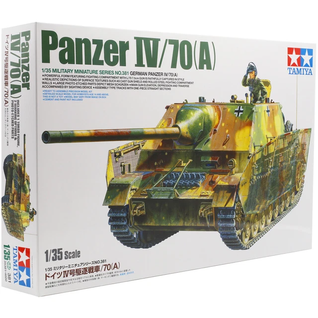 TAMIYA PANZER IV/70 (A) German Tank Destroyer 1/35 Military Model Kit ...