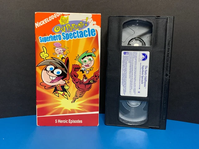 VHS THE FAIRLY Oddparents Superhero Spectacle (Paramount, 2004) Cartoon ...