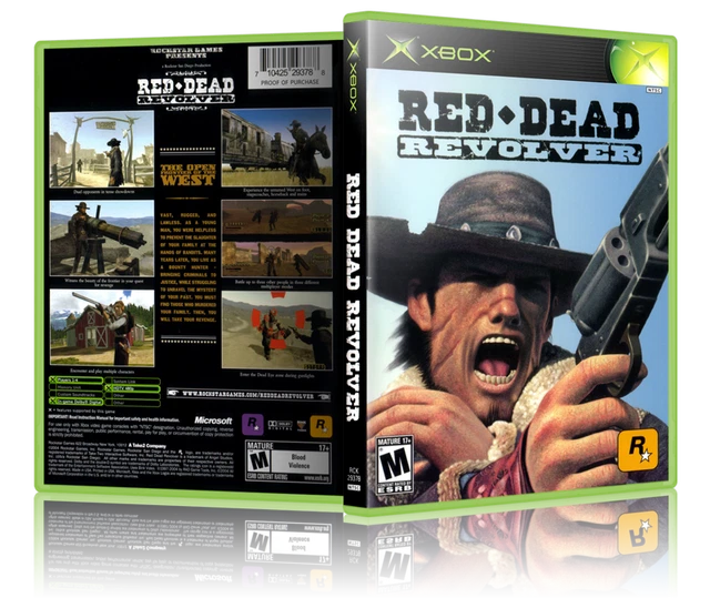 RED DEAD REVOLVER - Replacement Xbox Cover and Case. NO GAME!! $11.99 ...