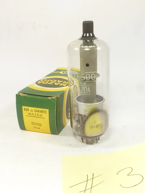 ONE ED500 MAZDA Röhre Valve radio TSF tube redresseur NOS & NIB EUR 10 ...