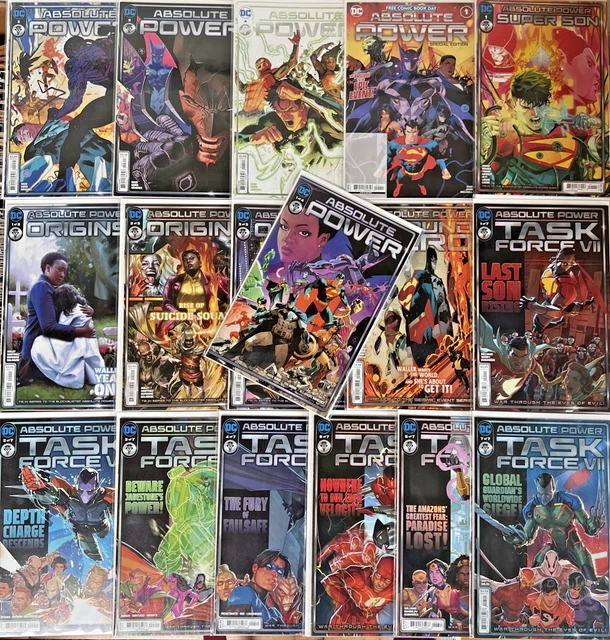 ABSOLUTE POWER COMPLETE Series Full Run w/ Tie Ins DC Comics (2024) 1st ...