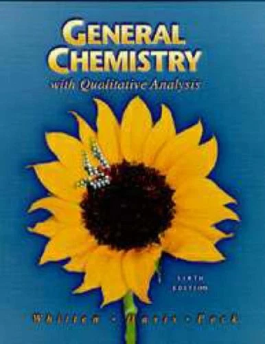 GENERAL CHEMISTRY: WITH Qualitative Analysis,Kenneth W. Whitten, EUR 10 ...