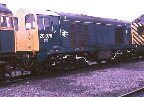 ORIGINAL 35MM colour slide of ex works 20076 BR class 20 diesel loco £2 ...
