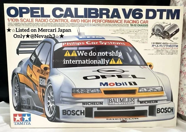 TAMIYA OPEL CALIBRA V6 DTM 1/10 Scale RC Car Kit New £347.48 - PicClick UK