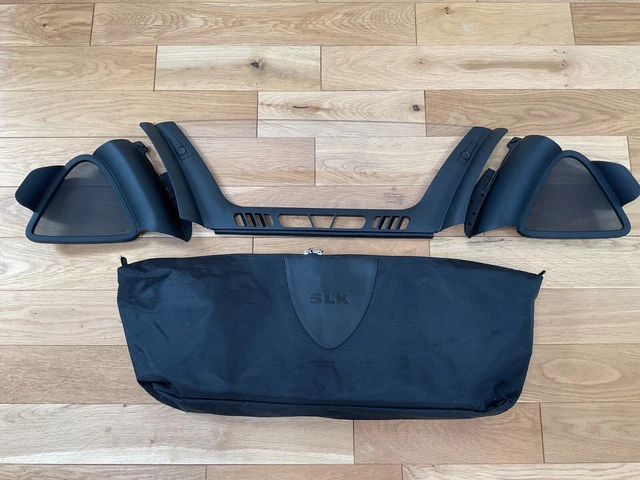 GENUINE ORIGINAL MERCEDES Benz SLK R171 Wind deflector + Storage bag ...