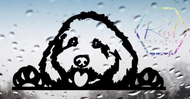 COCKAPOO CAR BUMPER sticker window decal vinyl funny dog novelty ...