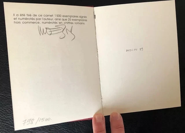 SUPERBE MOCKBA MOEBIUS Signe Etat Neuf N°798/1500 Rare Forte Cote Bdm ...