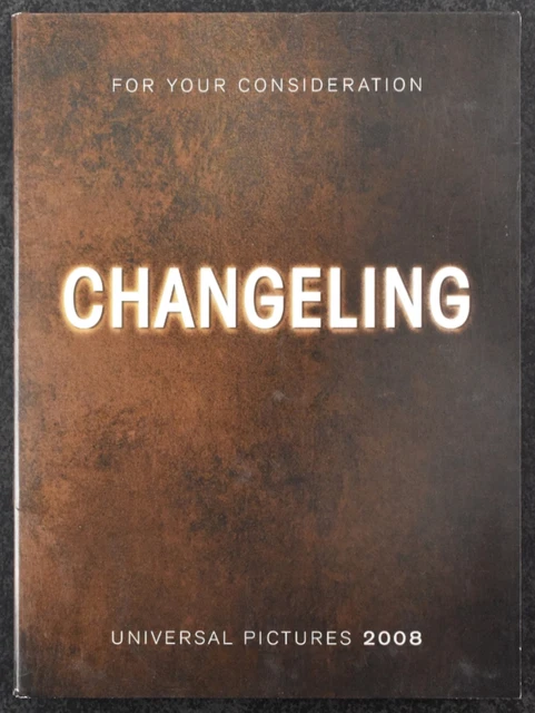 CHANGELING 2008 SCREENER DVD Clint Eastwood Angelina Jolie (2 dischi ...