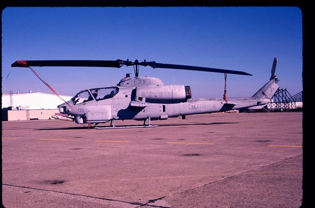 750-15 ORIGINAL K64 AIRCRAFT SLIDE: USMC Bell AH-1W Super Cobra 164595 ...