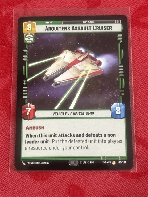 STAR WARS UNLIMITED - Arquitens Assault Cruiser - Shadows Of The Galaxy ...