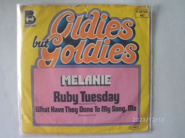 7& SINGLE MELANIE Ruby Tuesday/What have they done.. (Oldies but ...