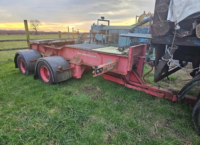 TWIN AXLE FIFTH Wheel Trailer Dolly for arctic lorry commercial spec ...