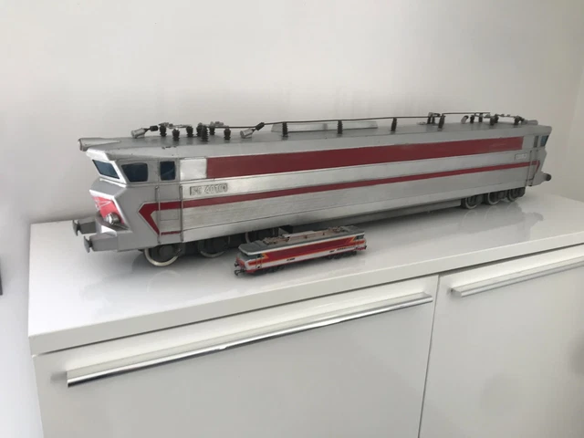 GRANDE MAQUETTE LOCOMOTIVE sncf cc 40100 ARMA ech 1/20 EUR 600,00 ...