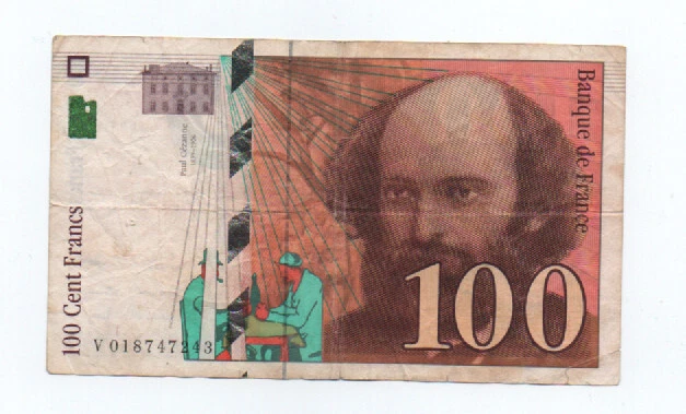 1 BILLET 100 Francs Cézanne 1997 EUR 3,00 - PicClick FR