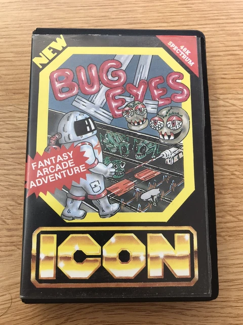 ZX SPECTRUM 48K Bug Eyes | Video Game Cassette Tape - Icon £1,000.00 - PicClick UK