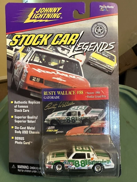 JOHNNY LIGHTNING STOCK Car Legends Rusty Wallace 1984 Pontiac Grand ...