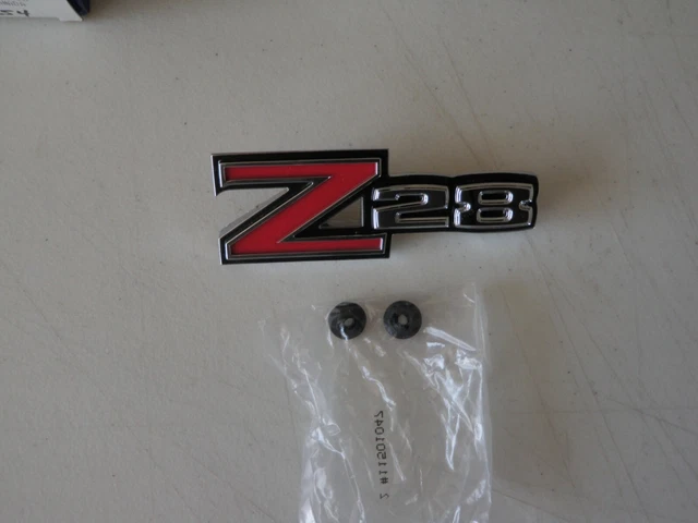 NOS 1970-73 CAMARO Z28 Rear Spoiler Emblem Gm 3981889 Never Installed W ...
