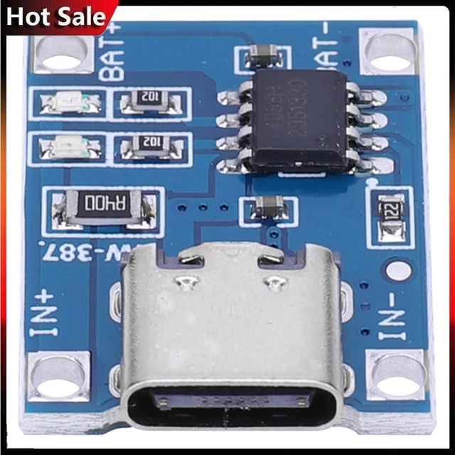 TP4056 LITHIUM BATTERY Charger Module 5V 1A With Protection Dual ...