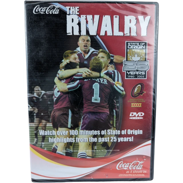 COCA COLA THE Rivalry DVD State Of Origin 25 Years Region Free - NRL ...