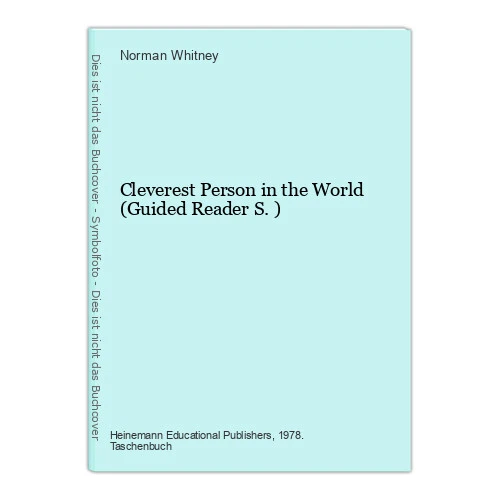 CLEVEREST PERSON IN the World (Guided Reader S.) Whitney, Norman: EUR ...