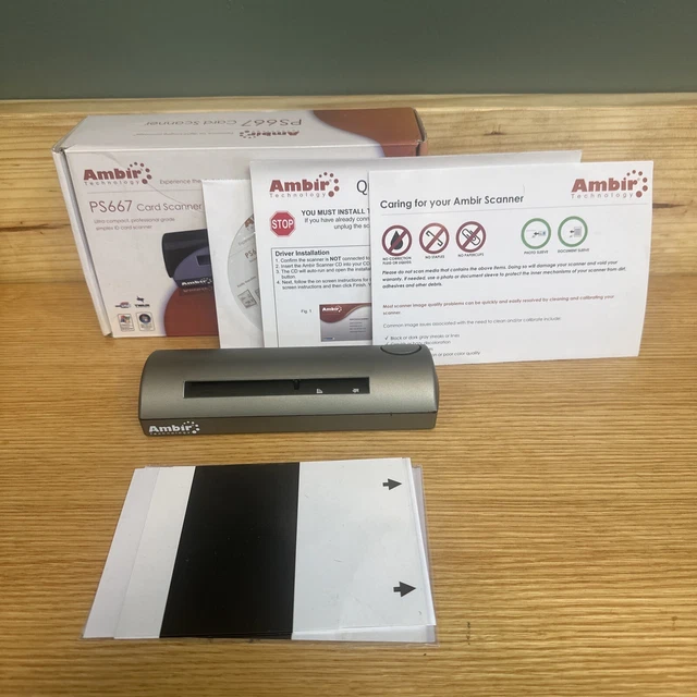 ESCÁNER DE SEGURO de identificación de documentos Ambir Technology ...