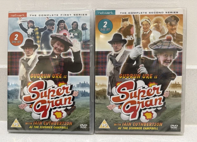 SUPER GRAN COMPLETE First & Second Series DVD Gudrun Ure New Factory ...