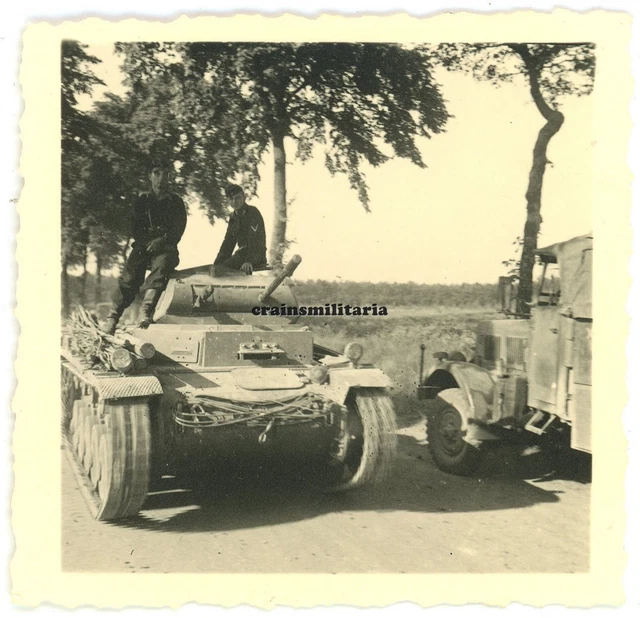 ORIG. FOTO VORMARSCH Panzer II Tank in Frankreich 1940 EUR 7,99 ...