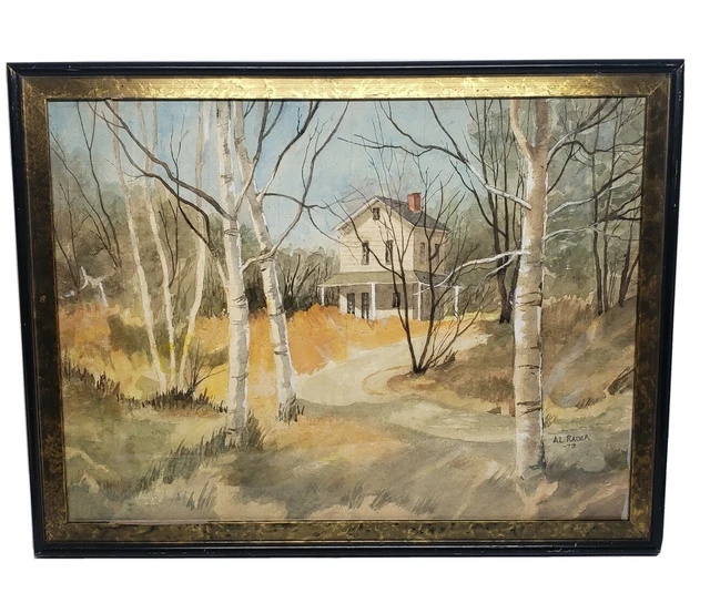 AL RADER LANDSCAPE Painting Signed -1979 $199.00 - PicClick