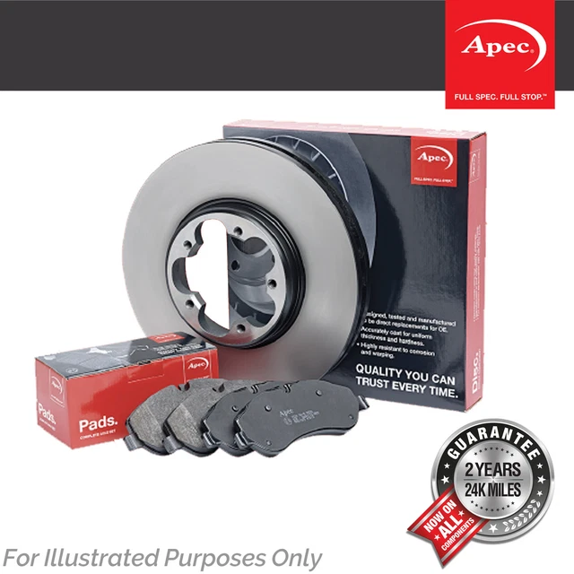 FITS AUDI A6 C7 3.0 TDI Quattro Genuine Apec Front Vented Brake Disc ...