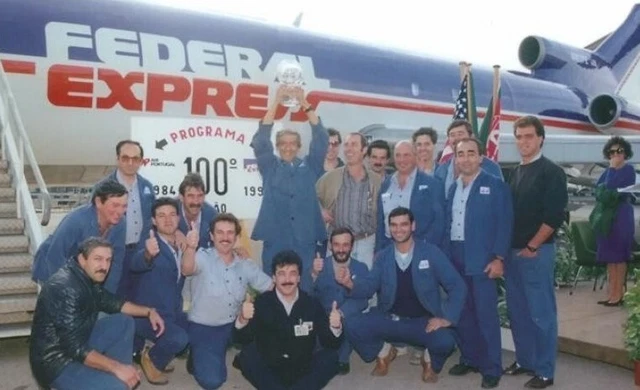 FEDEX FEDERAL EXPRESS Boeing 727 postcard $7.55 - PicClick CA