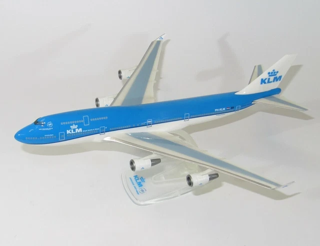 KLM BOEING 747-400 Display Model 1/250 Airplane PH-KLM Original NEW 747 ...