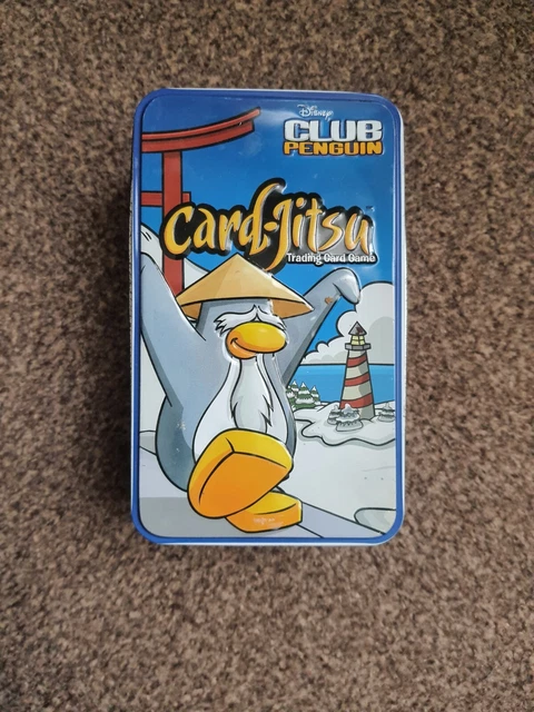 DISNEY CLUB PENGUIN Card-Jitsu Card Trading Game Tin Only £14.99 ...