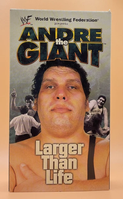 WWF - ANDRE the Giant: Larger Than Life VHS 1999 **Buy 2 Get 1 Free** £ ...