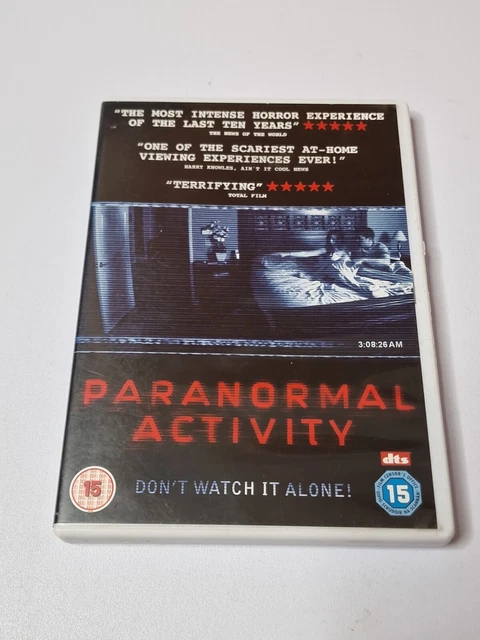 BUNDLE OF 4 Paranormal Activity DVD Movies 1, 2, 3 & 4 (Region 2) Cert ...