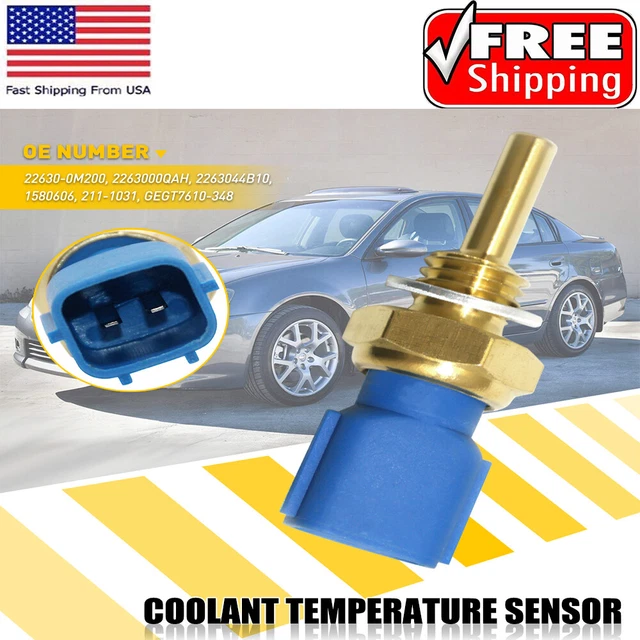 ENGINE COOLANT TEMPERATURE Sensor water Sender For X-Trail Nissan ...