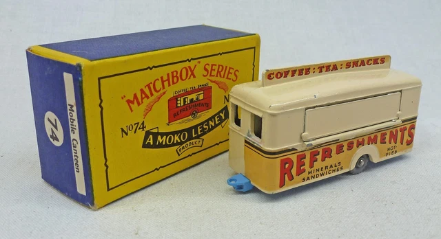 MOKO LESNEY MATCHBOX Toys MB74a Mobile Canteen PINKISH CREAM £335.00 ...