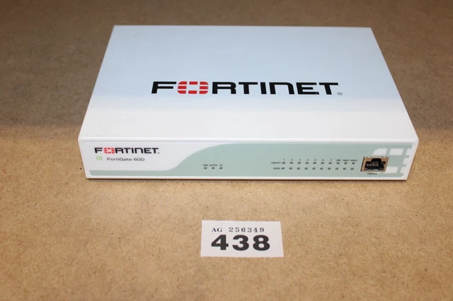 FORTINET FORTIGATE 60D Network Security Firewall with no Power Supply £ ...