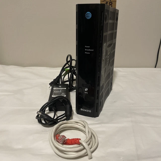 AT&T ARRIS BGW210-700 Broadband Gateway WiFi Modem Router Tested Powers ...
