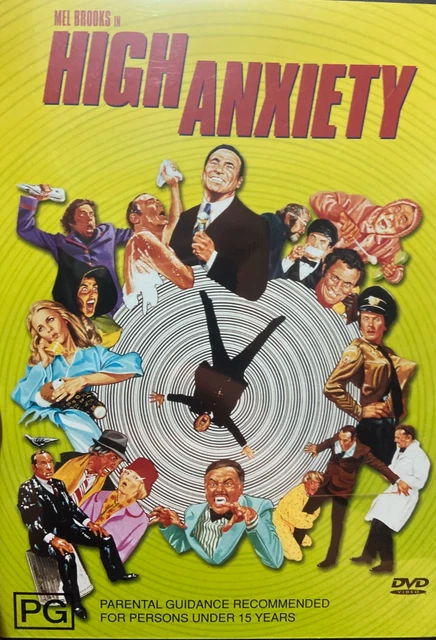HIGH ANXIETY REGION 4 DVD (70s / 1977 Mel Brooks mystery comedy movie ...