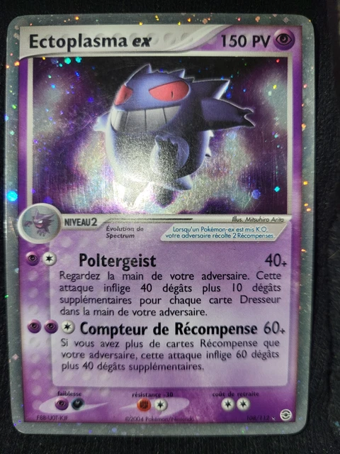 CARTE POKÉMON ECTOPLASMA EX 108/112 Rouge Feu Vert Feuille 2004 EUR 471,00 - PicClick FR