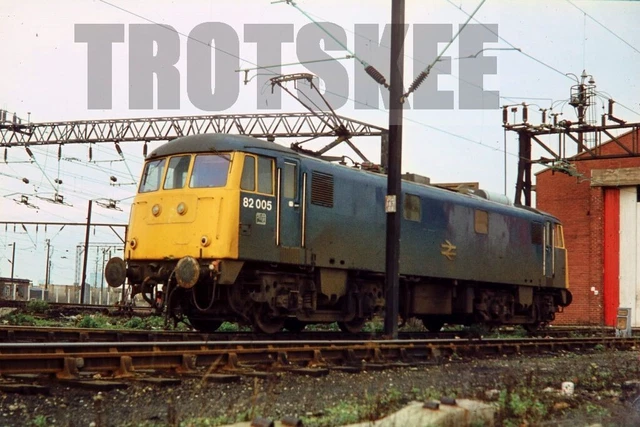 35MM SLIDE BR British Railways Electric Loco Class 82 82005 Longsight ...